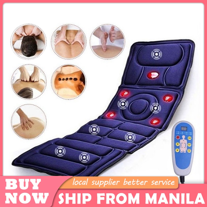 Foldable Full Body Massage Mattress Automatic Heating Far Infrared ...