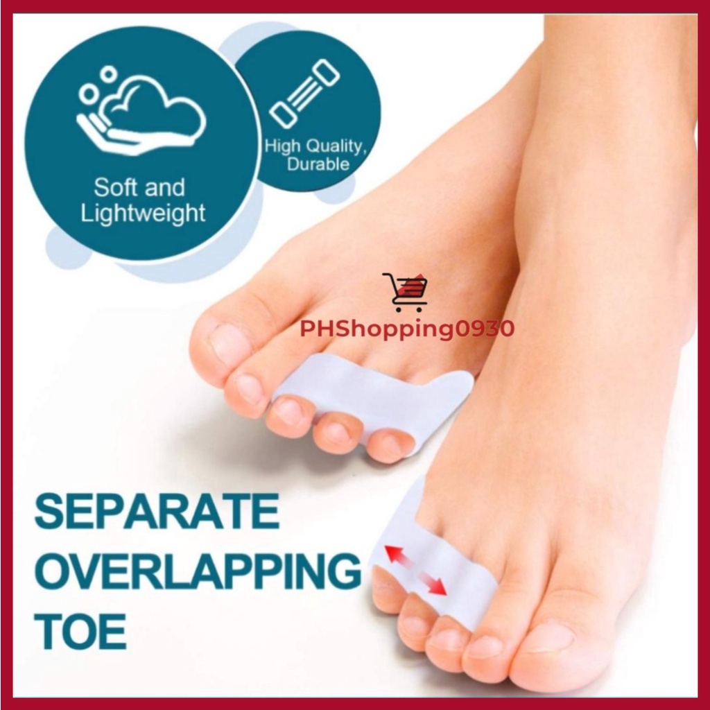 QYZV Silicone three hole little toe separator, overlapping toe ...