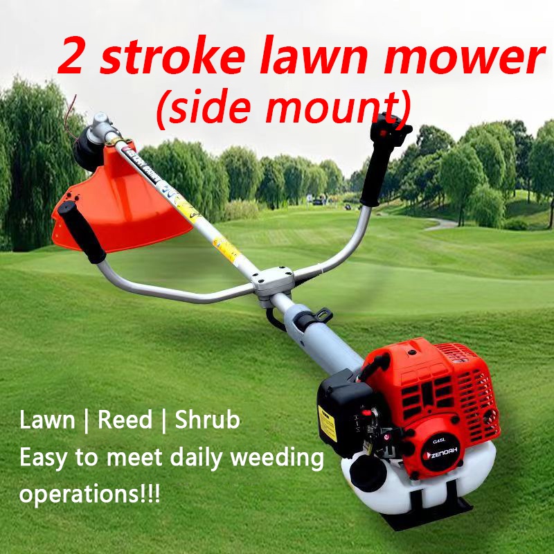 9900W Grass cutter heavy duty gasoline 4 stroke lawn mower household ...