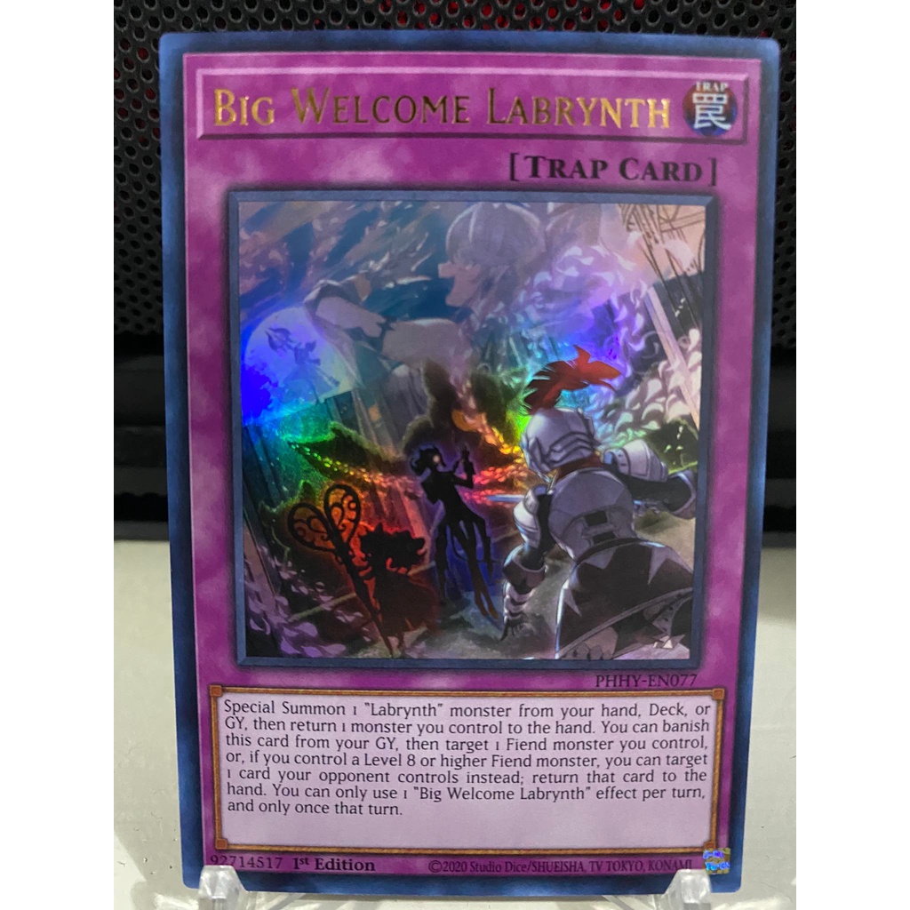 Big Welcome Labrynth - PHHY-EN077 - Ultra Rare 1st Edition | Shopee Philippines