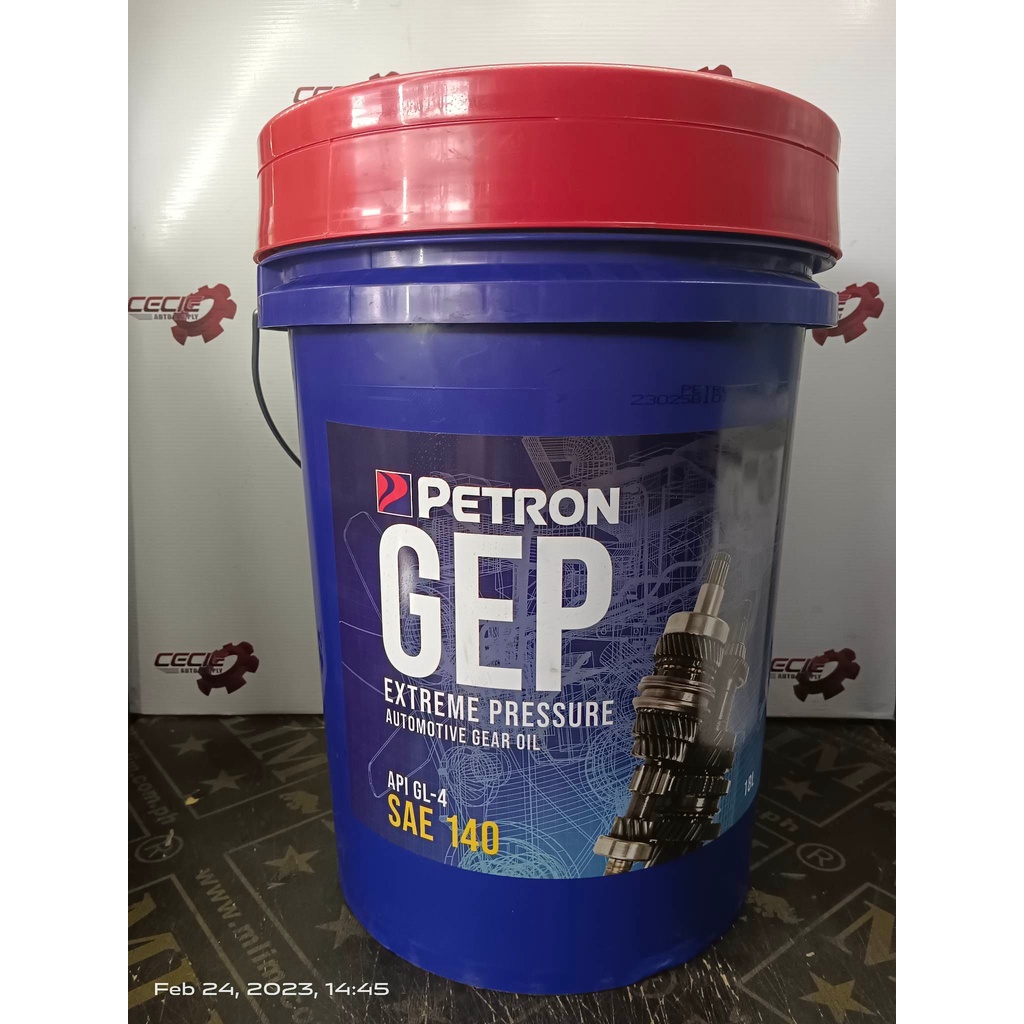 Petron GEP 140 Gear Oil Extreme Pressure SAE140 18Liters | Shopee ...