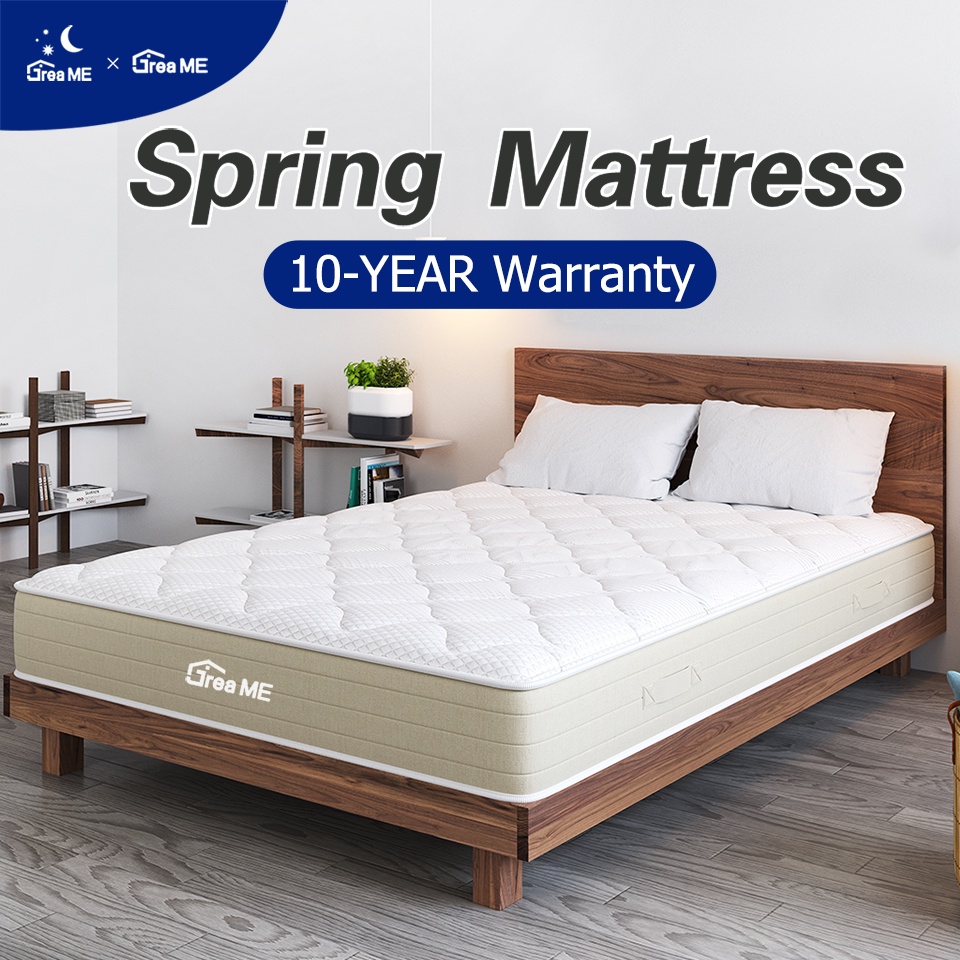 DreaMe Memory Foam Spring Mattress 8.1 inch Single Queen/King Matress ...