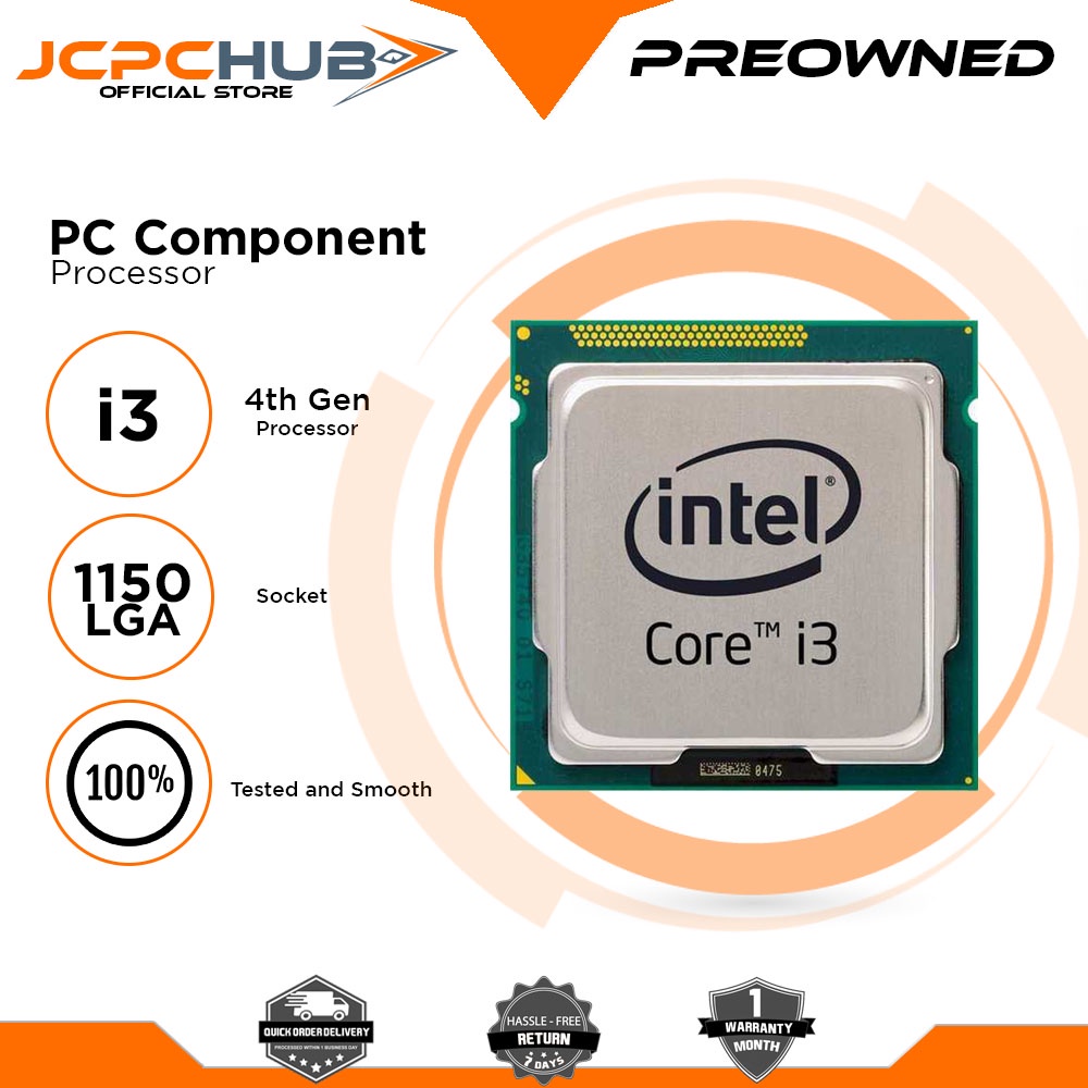 Intel Core i3 4th Generation Processor Support Socket 1150 Board Used ...