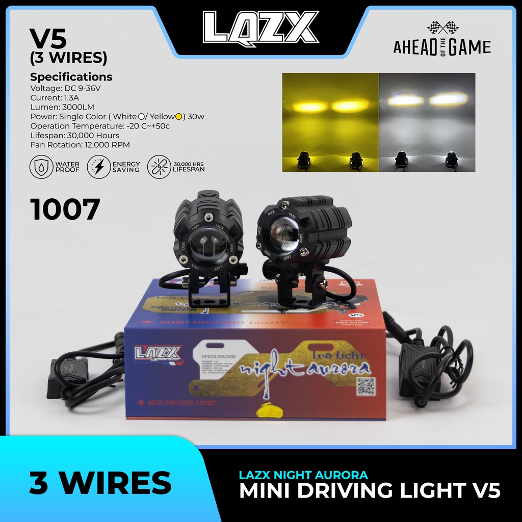 LAZX Mini Driving Light V5 - 1007 | Shopee Philippines