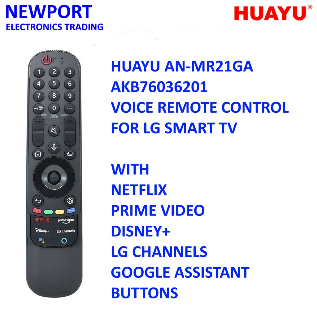 HUAYU AN-MR21GA AKB76039704 MAGIC REMOTE FOR LG SMART TV | Shopee ...