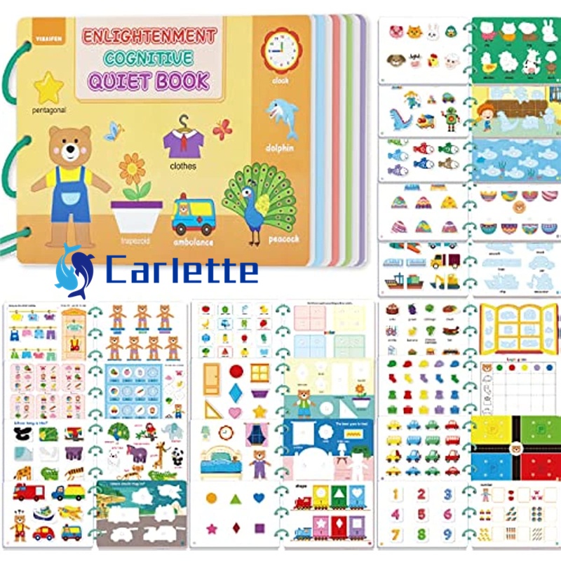 17 Themes Montessori Busy book Early Learning Activity Quiet Book ...