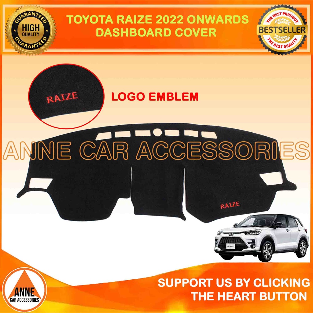Dashboard Cover for Toyota Raize 2022 - 2023 Onwards Model Dashmat Dash ...