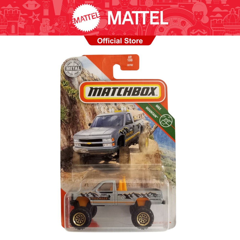 Matchbox Basic Die-Cast Vehicles - CHEVY K1500 MBX Mountain Toy for ...