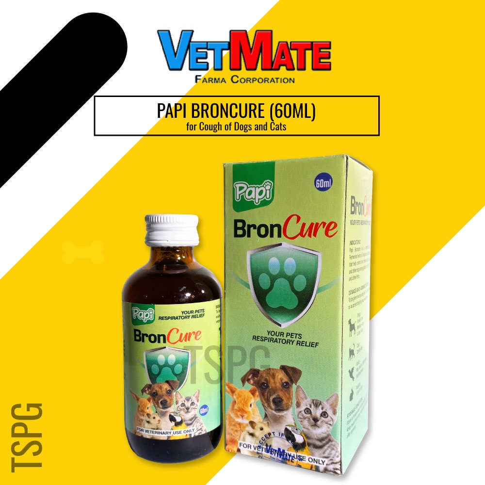 Papi BronCure for cough of dogs and cats 60ml | Shopee Philippines Papi BronCure for cough of dogs and cats 60ml | Shopee Philippines