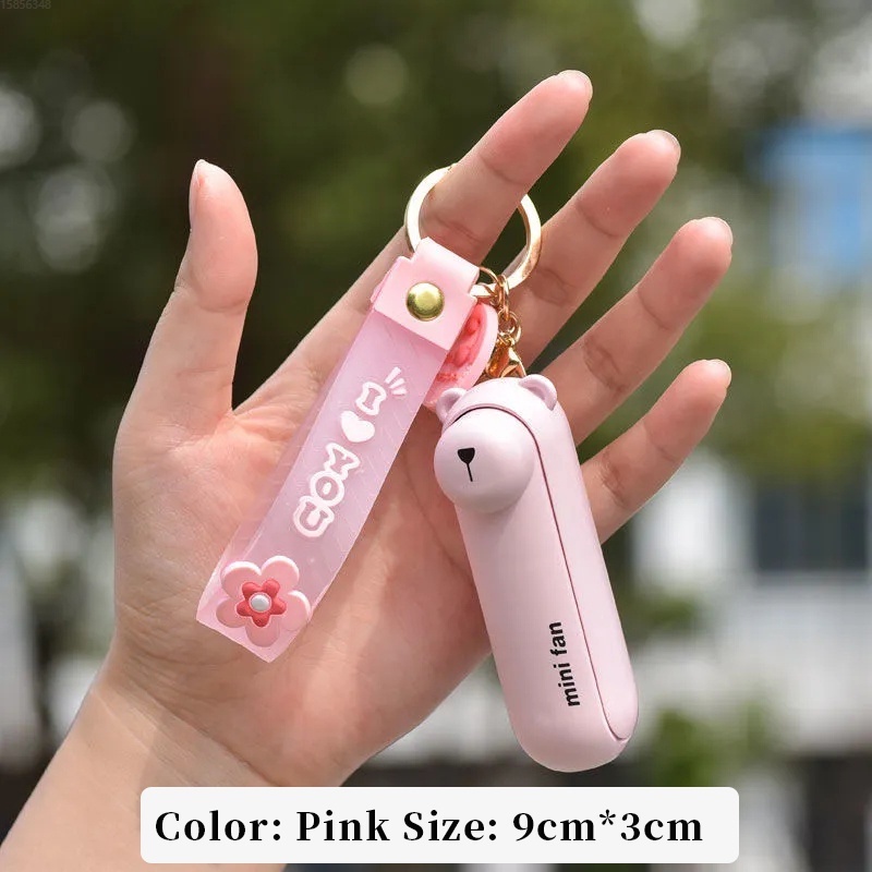 KIMP Portable Rechargeable Fan Mini Handy Fan Cute Pocket Size Air ...