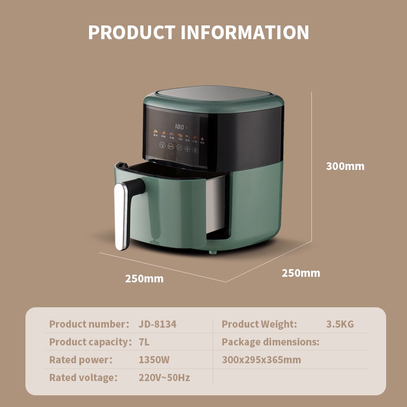 Kaisa Villa air fryer 16L large capacity oil free air fryer oven kitchen non stick Air fryer ...