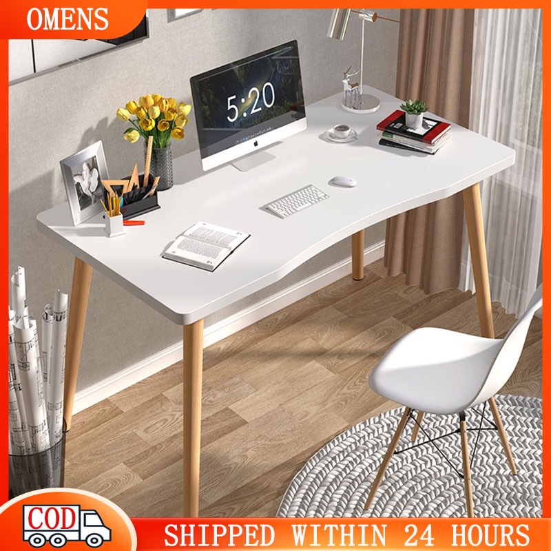 Wooden Computer Table Living Room Desk Office Table Writing Desktop ...