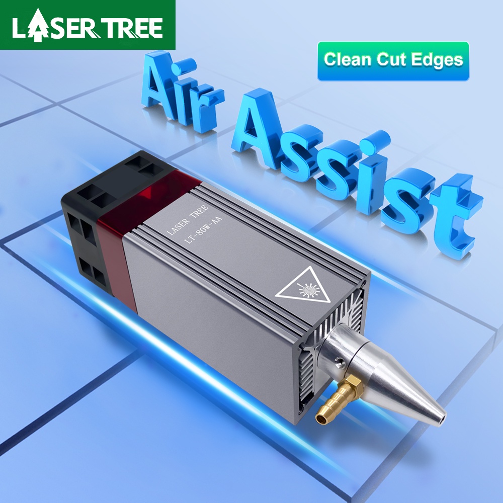 Laser Tree 80w Laser Head With Air Assist 450nm Ttl Blue Light Laser
