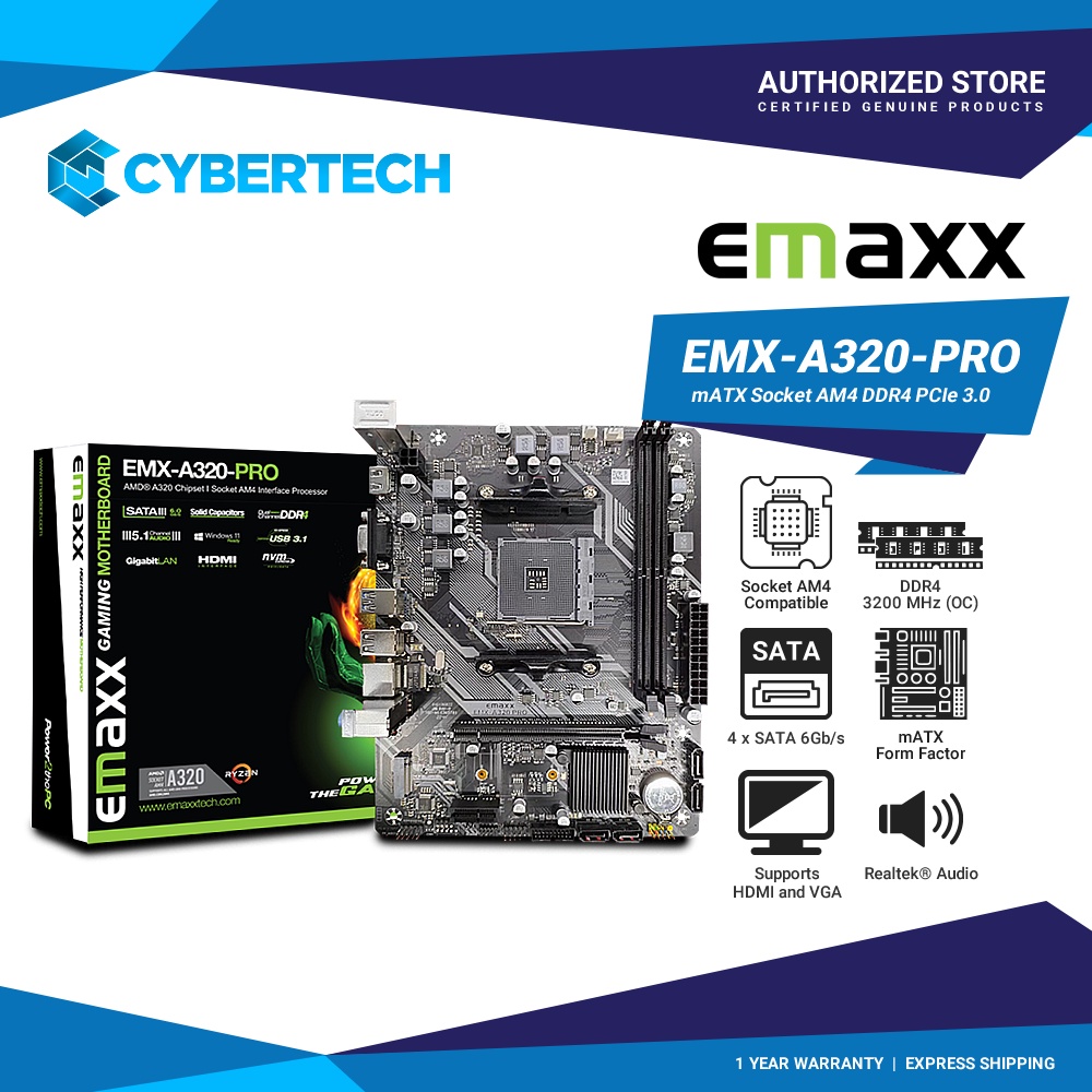 Emaxx A320 Pro Motherboard | Shopee Philippines