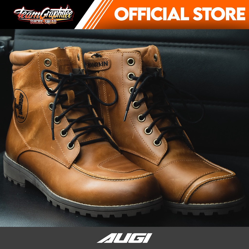 AUGI HAMMERMAN BOOTS (AU1) w/ FREE Hammerman Black Shirt | Shopee ...