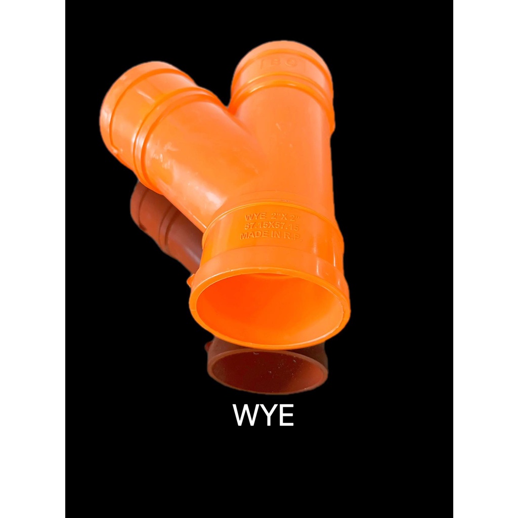 PVC Orange Fittings pipe 2” 3” 4” Elbow Tee Wye Coupling Cleanout For ...