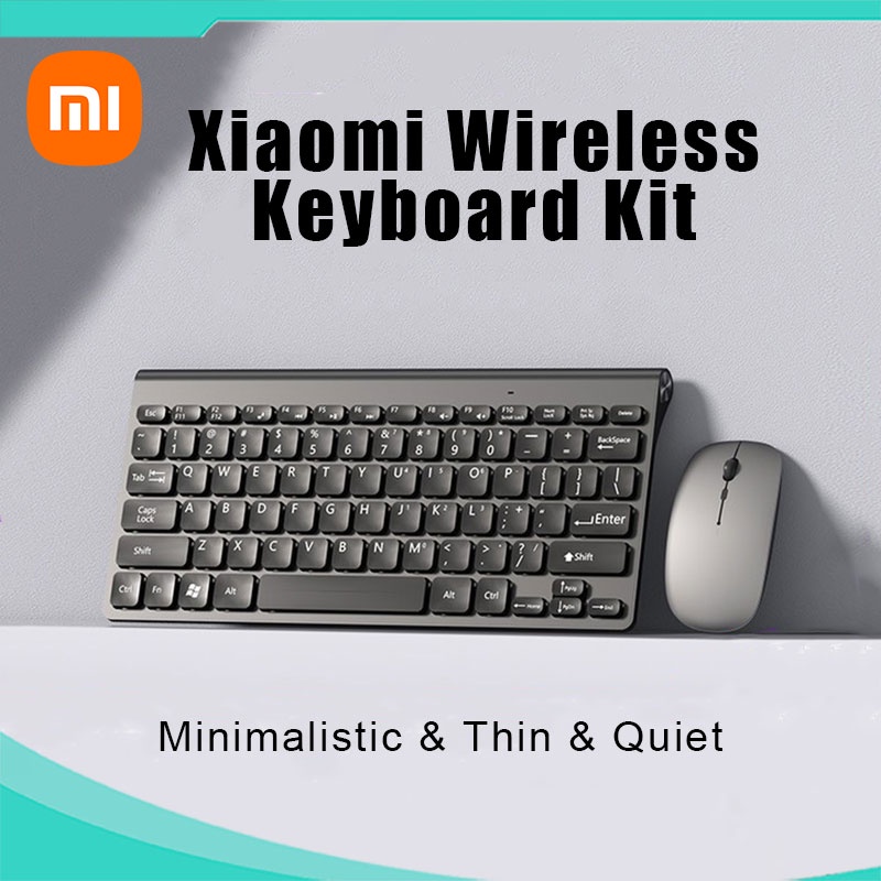Xiaomi Keyboard Wireless Keyboard and Mouse Set 2.4Ghz 1000 DPI Mouse ...