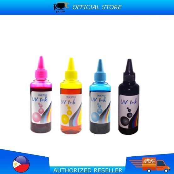GENERIC UNIVERSAL DYE INK 100ML FOR INK-TANK PRINTERS BLACK/CYAN ...