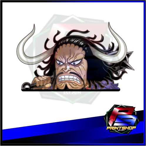 One Piece Peeking Chibi Stickers Printed Glossy Pre-cut | Shopee ...