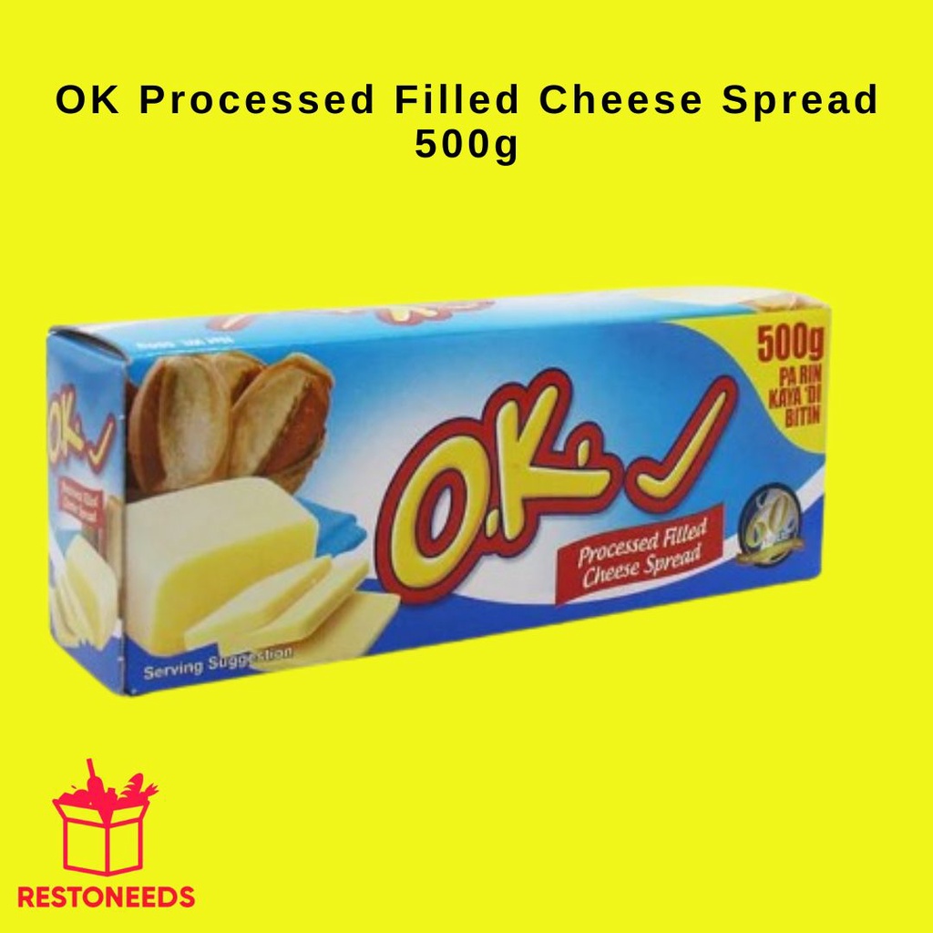 OK Processed Filled Cheese Spread 500g | Shopee Philippines