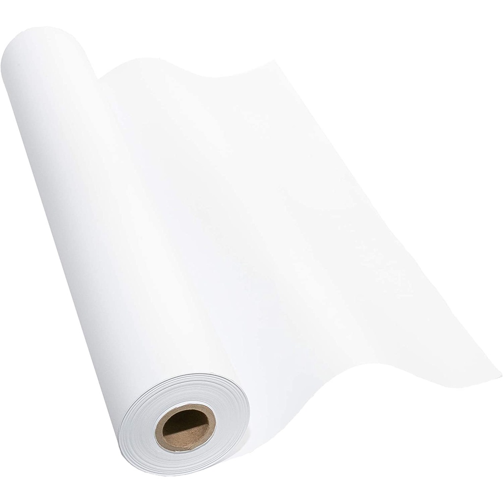24inx150ft White Kraft Paper Roll Gift Wrapping Craft Jumbo Roll Wrap ...