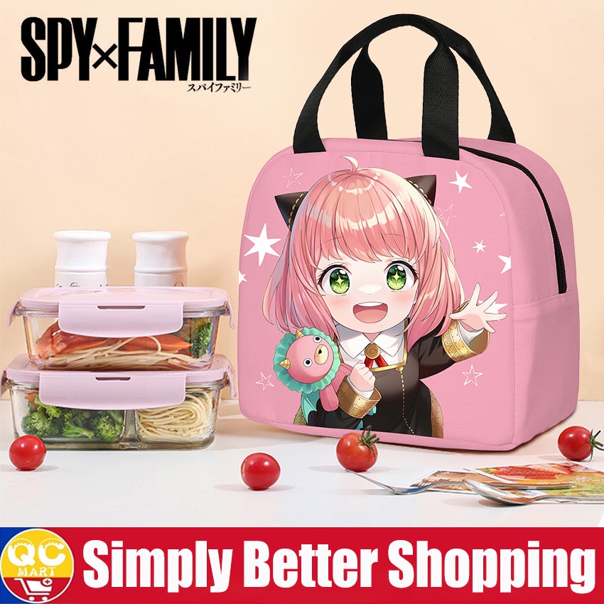 Anya Meme Spy X Family Lunch Bag Tote Bag Student Lunch Box Office ...