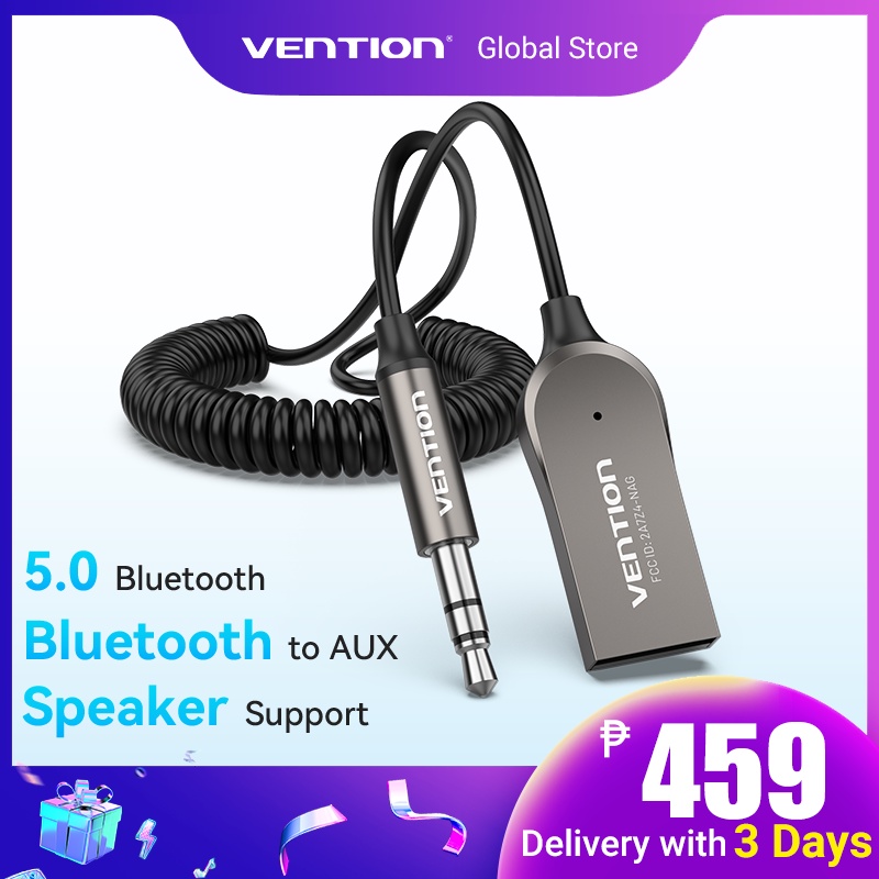 Vention Bluetooth Receiver 5.0 Adapter Hands-Free Bluetooth Car Kits ...