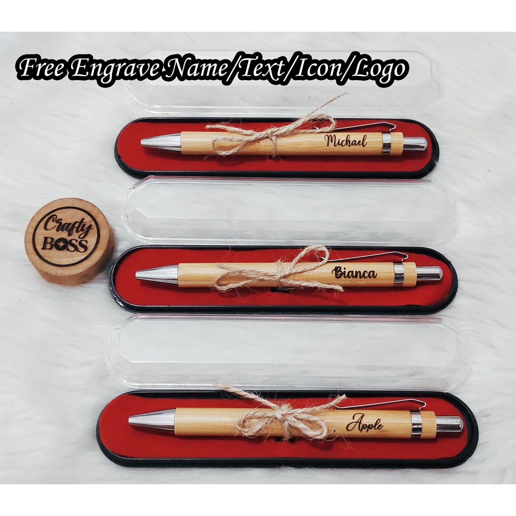 Personalized Bamboo Wooden Pen Christmas Gift Ideas For Teachers Day ...