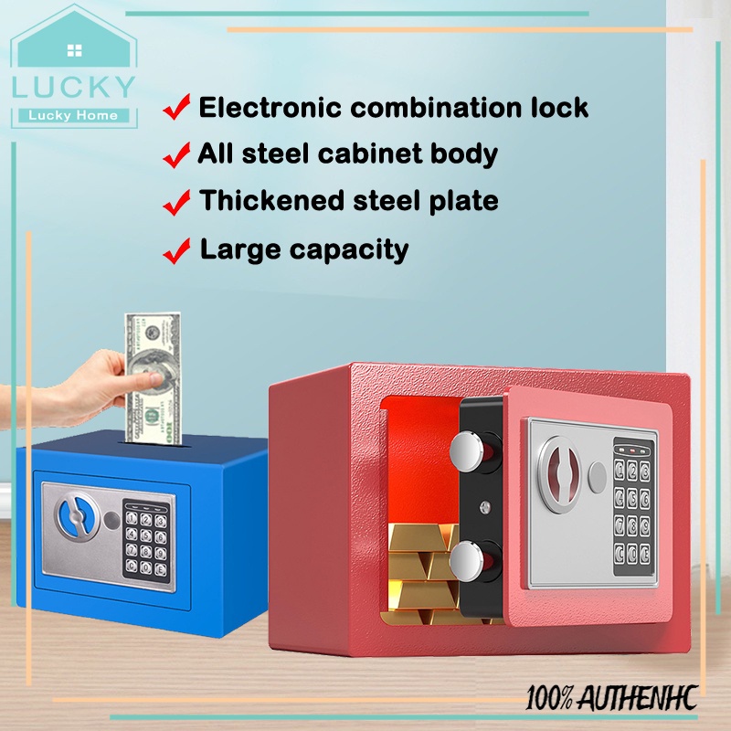Digital Electronic Security Safe Box Money Vault Organizer Home Office ...