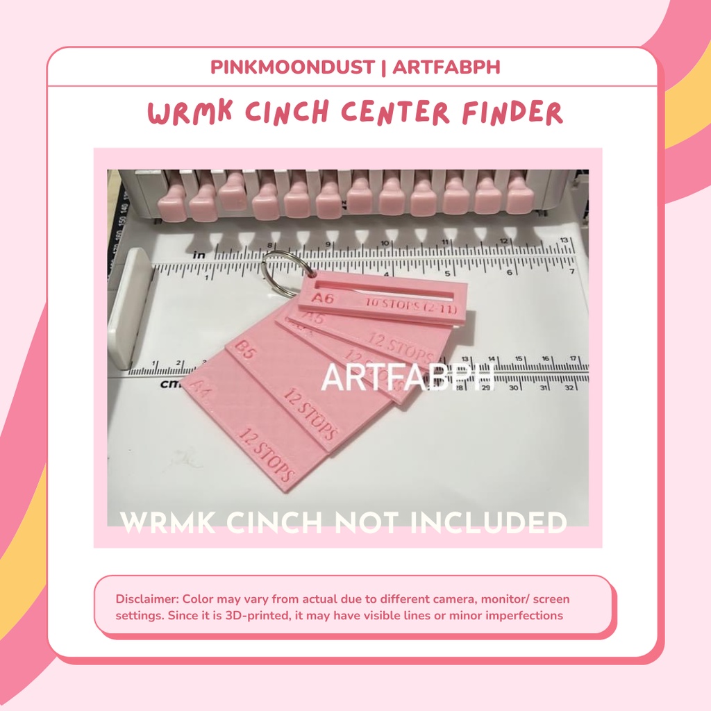 [ ArtFabPH ] 3D Printed WRMK Cinch Center Finder | Cinch Center ...