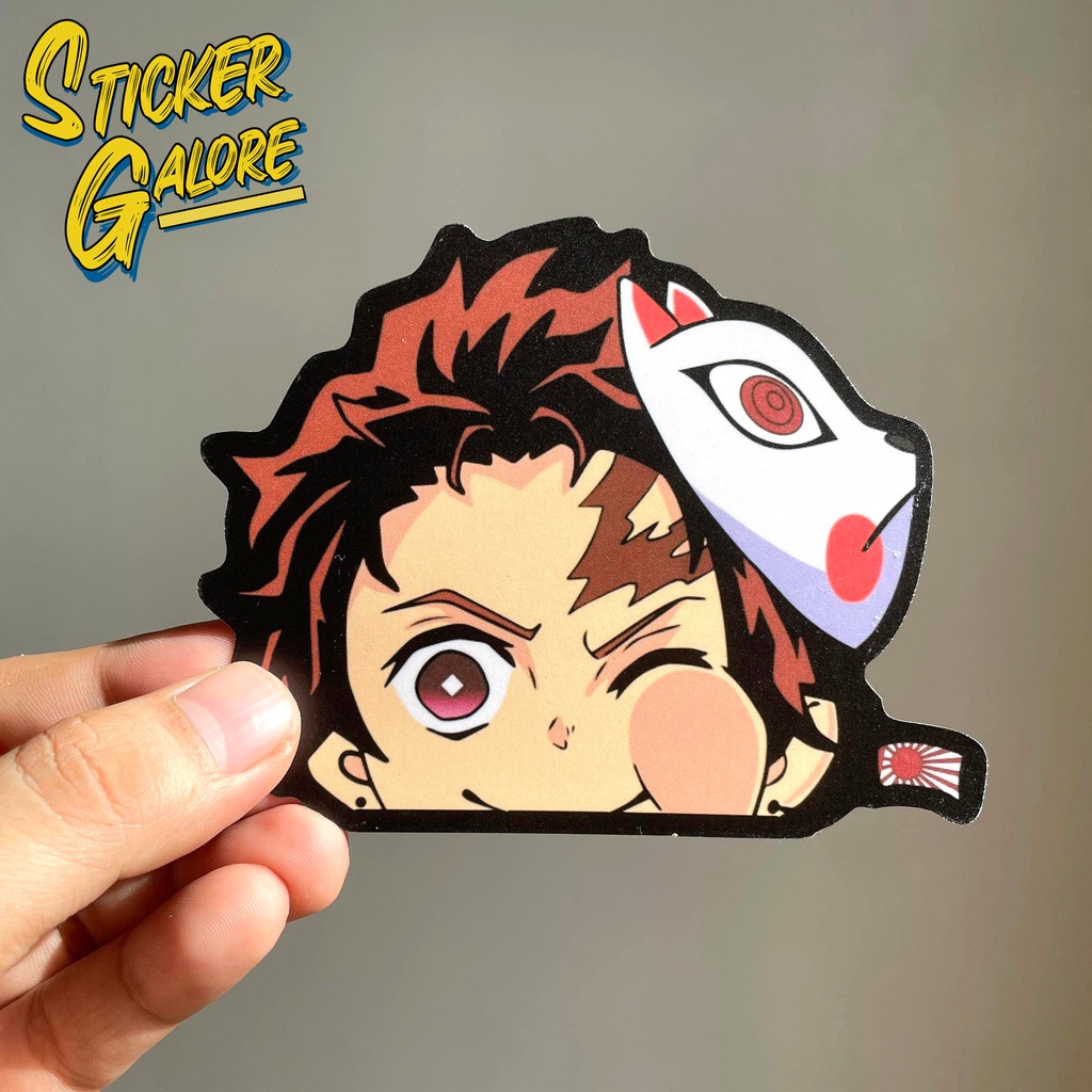 DEMON SLAYER PREMIUM PEEKER STICKERS (waterproof and scratch proof ...