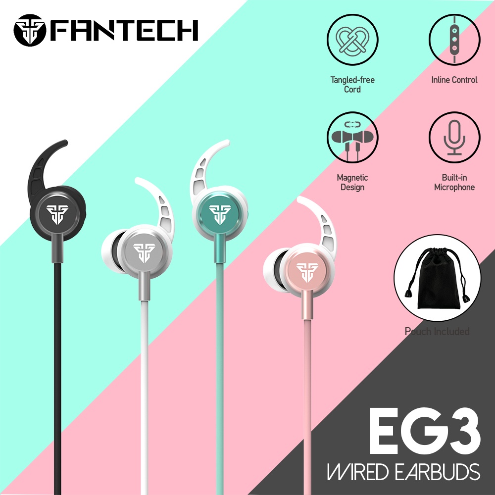 Fantech EG3 Wired Earbuds Gaming Headset for Mobile PC and Laptop ...
