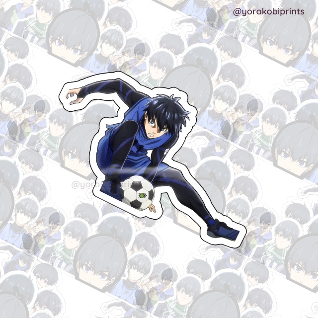 Yoichi Isagi - Blue Lock - Peeker, Icon - Waterproof Laminated Vinyl ...