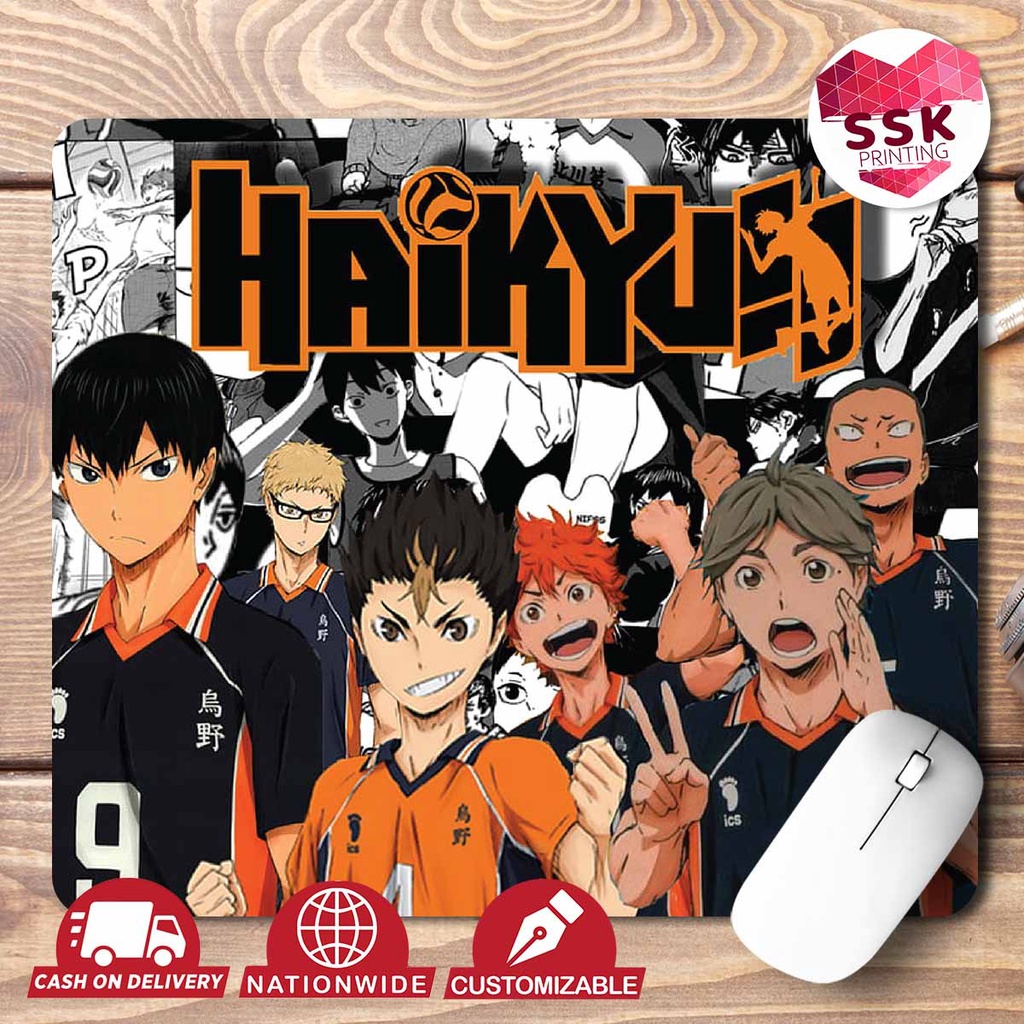 Haikyuu Mousepads | Haikyuu Anime | 5MM | Shopee Philippines