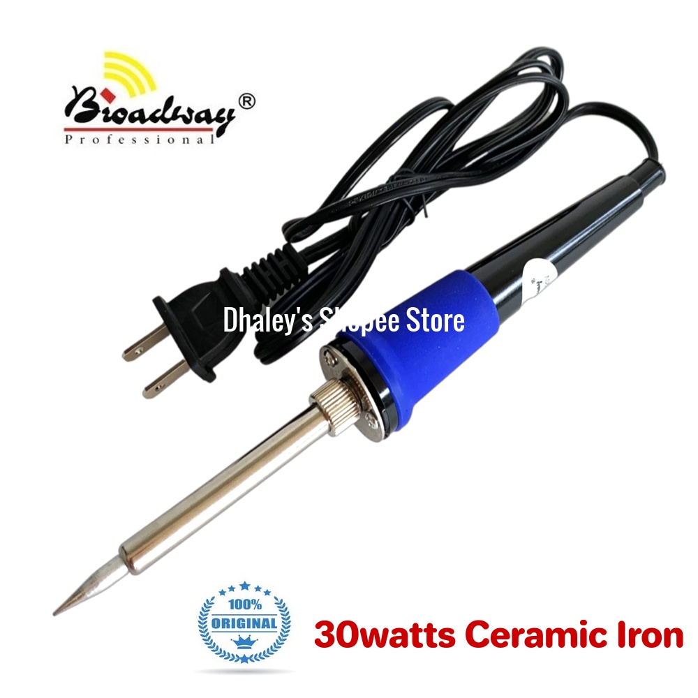 Broadway 30watts Soldering iron Ceramic type Iron Heavy Duty 30 watts ...