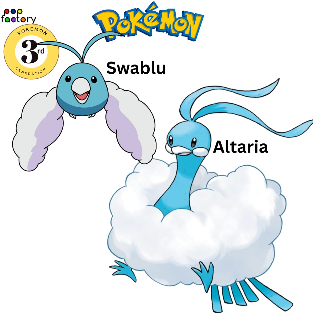 Swablu & Altaria Pokemon Cards TCG ( 3rd Gen Pokemon) | Shopee Philippines