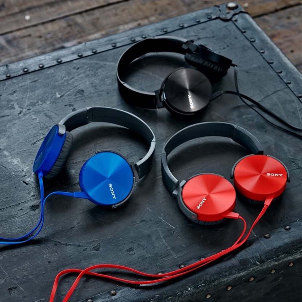 Sony 102dB Extra Bass Over-the-Ear Headphones MDR-XB450AP xtra Bass ...