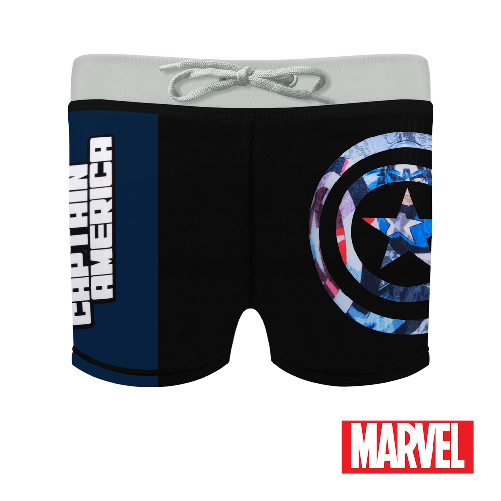 Marvel Captain America Swimming Trunks Boys Kid Swimwear | Shopee ...