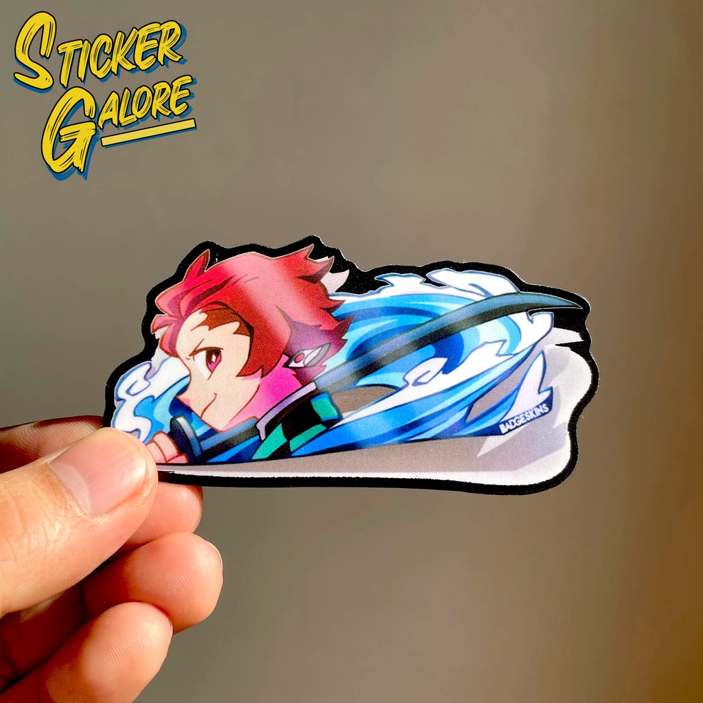 DEMON SLAYER PREMIUM PEEKER STICKERS (waterproof and scratch proof ...
