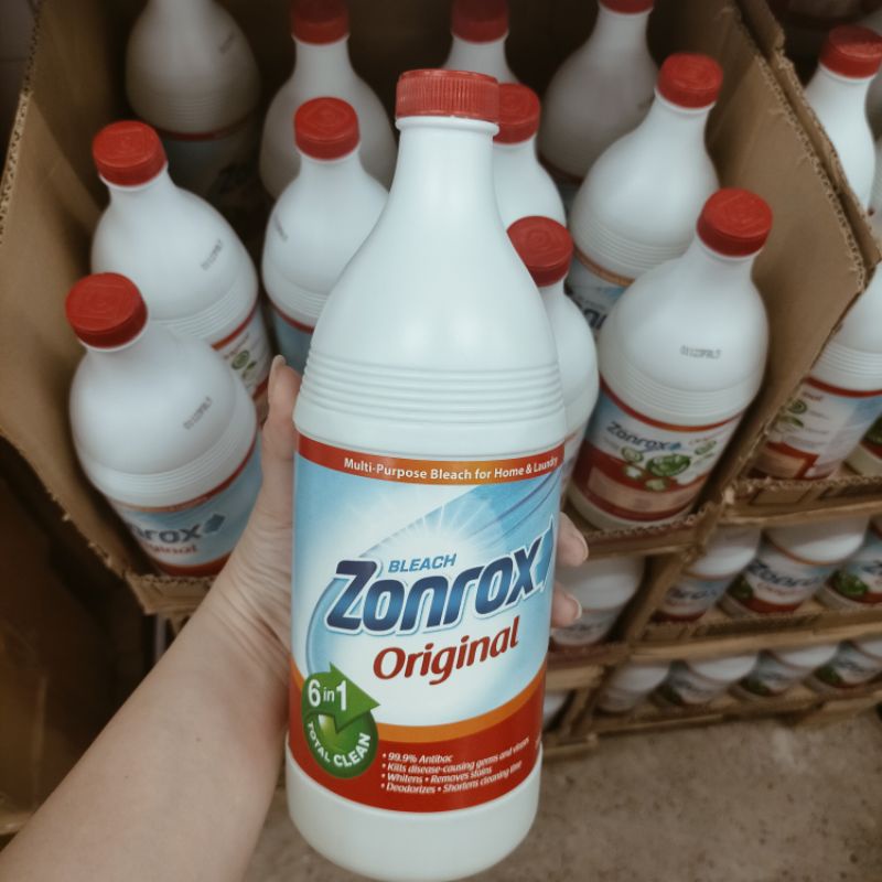 ZONROX BLEACH ORIGINAL 1 LITER | Shopee Philippines