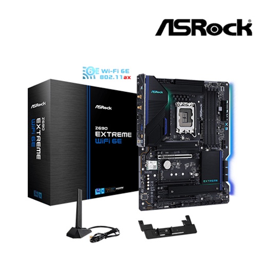 Asrock Z690 Extreme Wifi 6E Motherboard - Intel Z690 (LGA1700) / DDR4 ...