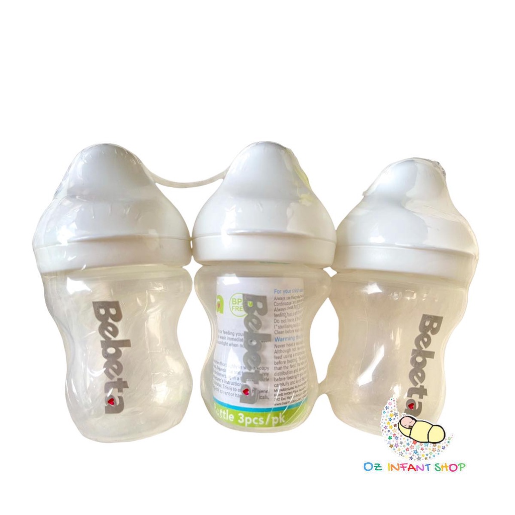 Bebeta 3oz Baby Bottle | Newborn Infant Baby Bottle | Shopee Philippines