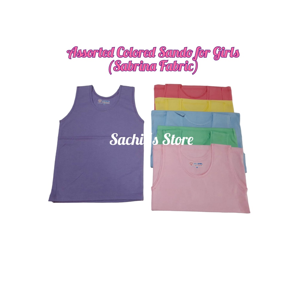 Assorted Colored Sando for Girls [Trendy Summer Sabina Cotton Sando ...