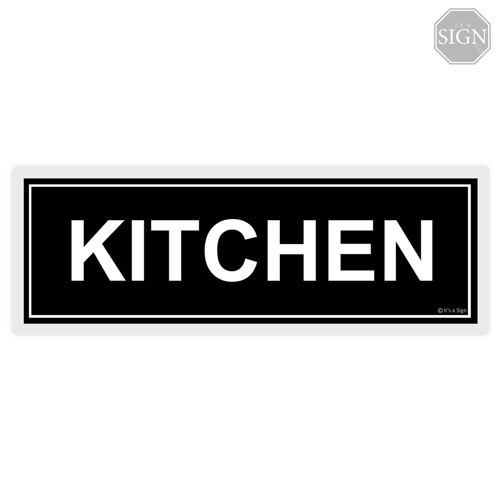 Kitchen - Laminated Signage - 4 x 11 inches | Shopee Philippines