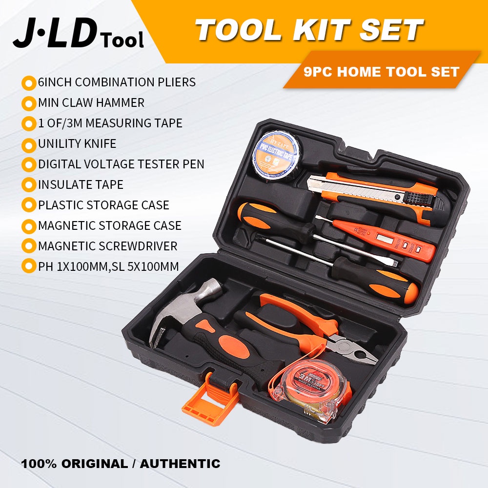 JLD 9PCS Tool Box 3M Tools Set For Cellphone Repair BLACK Hand Tools Bag 1PCS Tool Set For ...