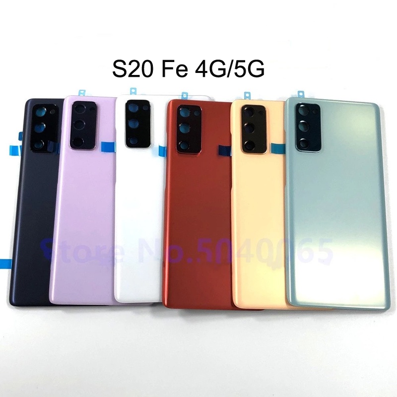 For Samsung S20 Fe S20fe 4G 5G Back Cover Housing Frame Replacement ...