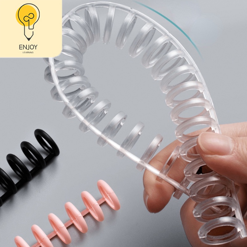 30 Hole Loose-Leaf Plastic Binding Ring DIY Notebook Binding Spiral ...
