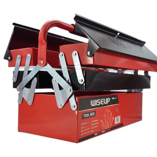 wiseup three layer heavy steel tool box Iron Tools Box 43CM, 53CM 41CM 48CM 40CM 49CM 35CM ...