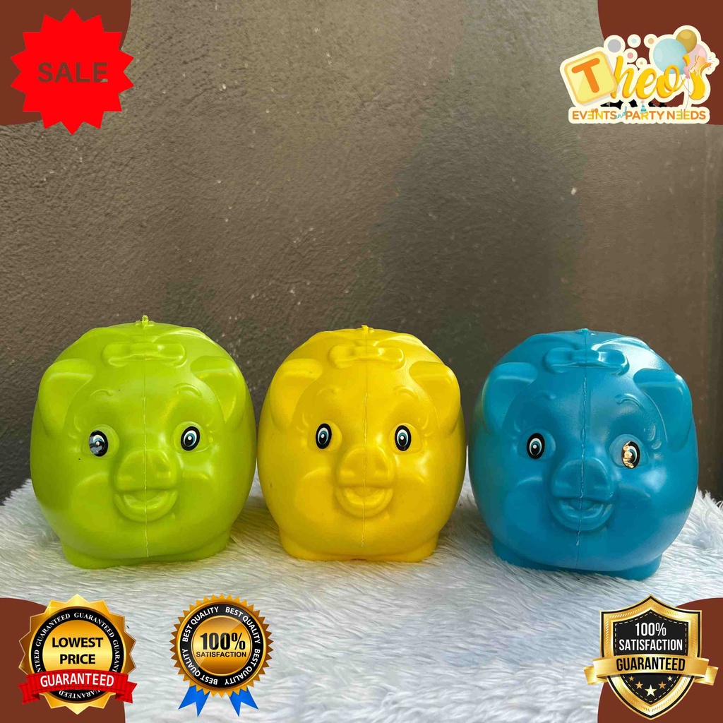 SMall Cute Plastic Piggy Coin Bank Coin Bank Alcancia Alkansya Laruan ...