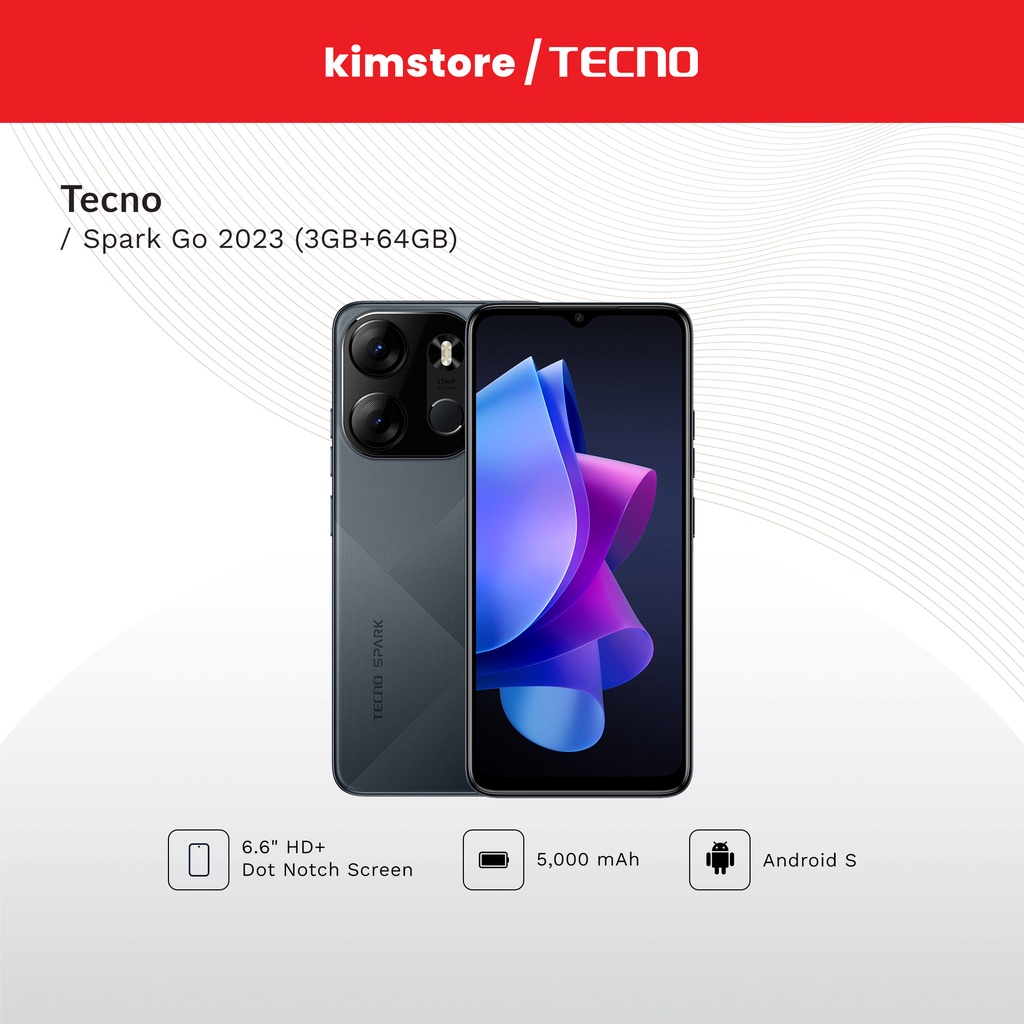 Tecno Spark Go 2023 3GB+64GB, 4GB+64GB | Shopee Philippines
